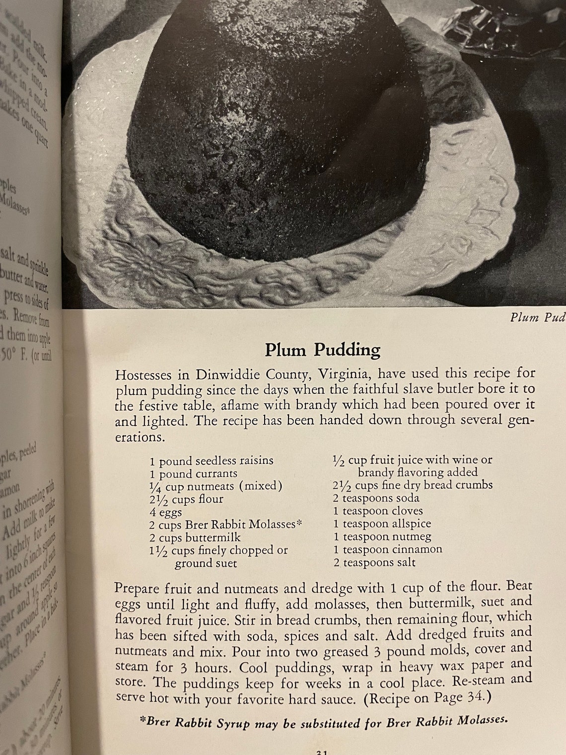 Brer Rabbit’s Modern Recipes for Modern Living Very Special Molasses ...