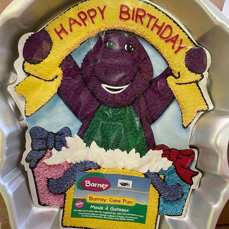 Barney Cake - Etsy