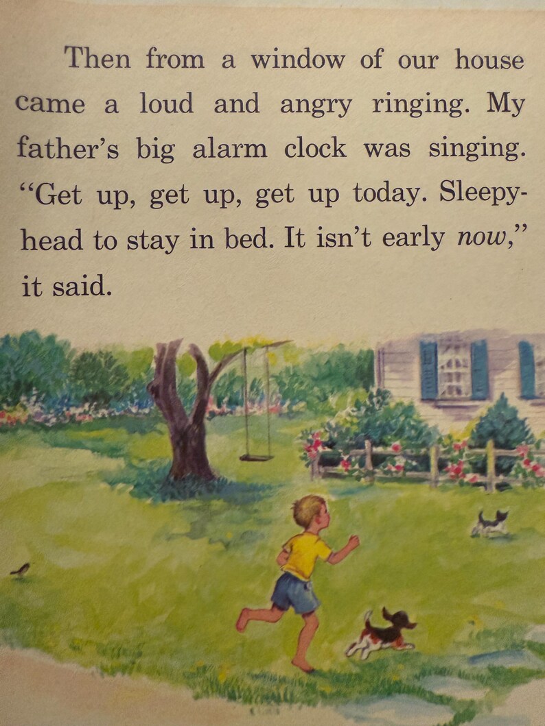 Vintage 1963 Early One Morning Rand Mcnally Elf Book Childrens HC Nice ...