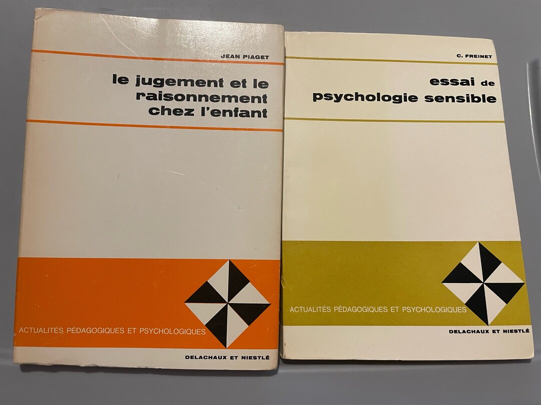 Psychology Psychologie 2 Books in French - Etsy