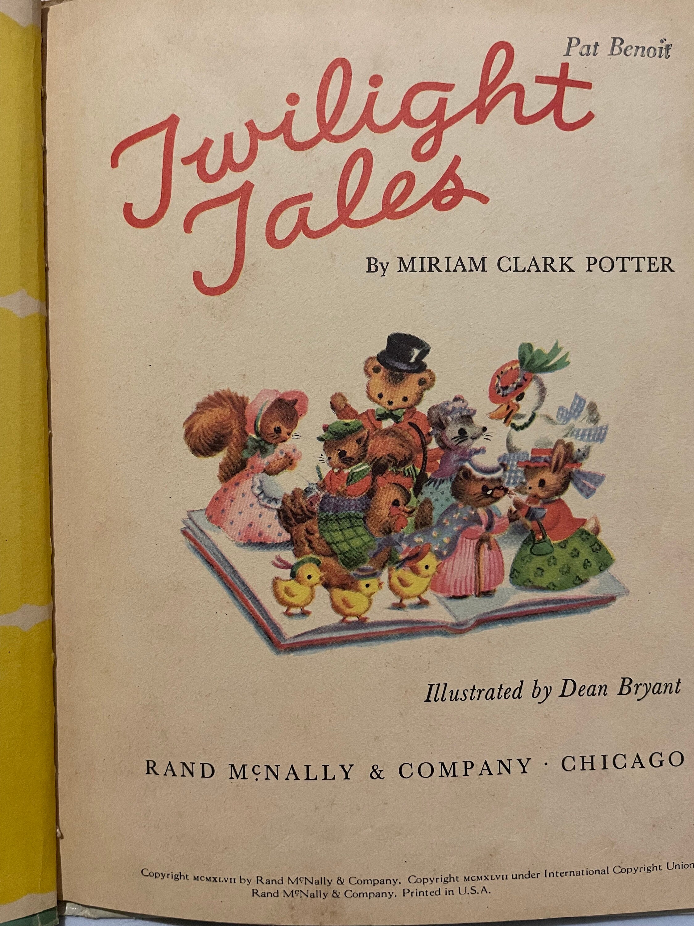 Twilight Tales a Rand Mcnally Elf Book Spring Hens Chicks - Etsy