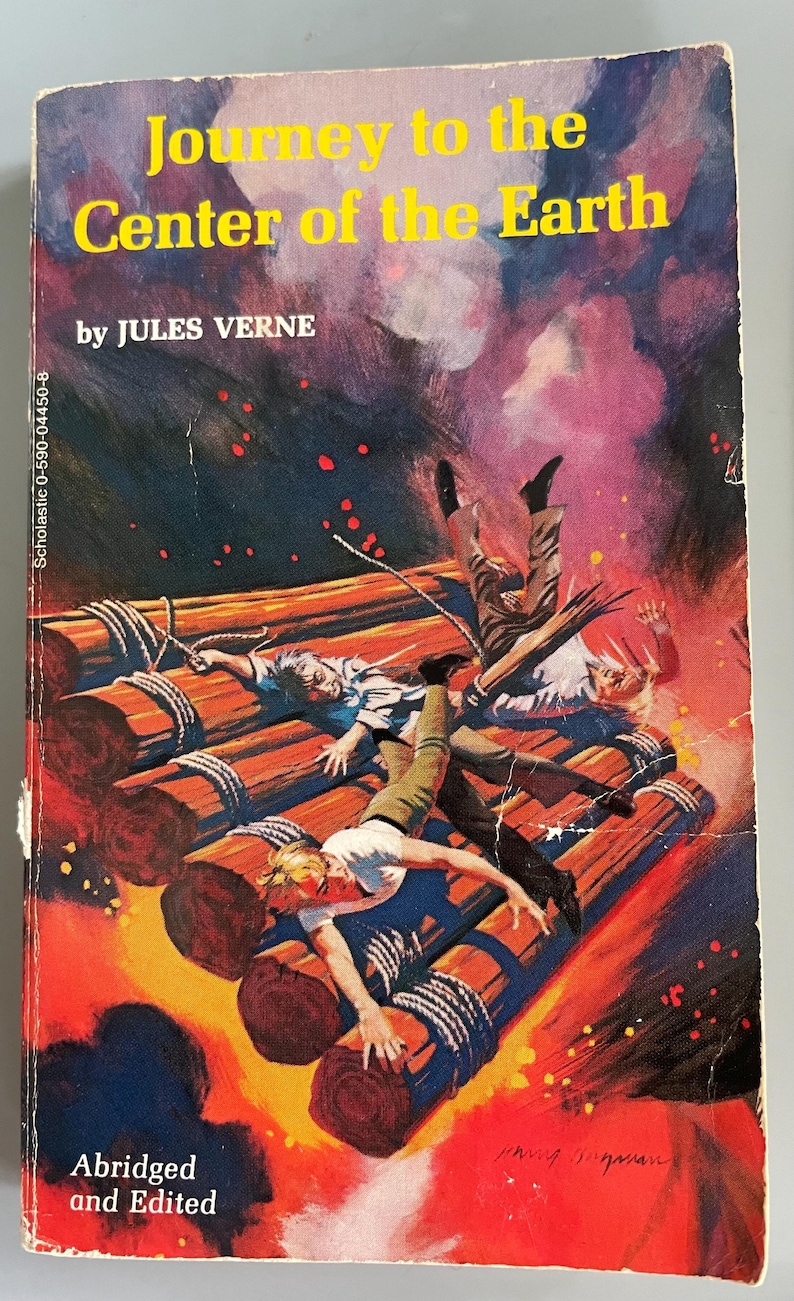 Journey to the Center of the Earth by Jules Verne 1973 Abridged - Etsy