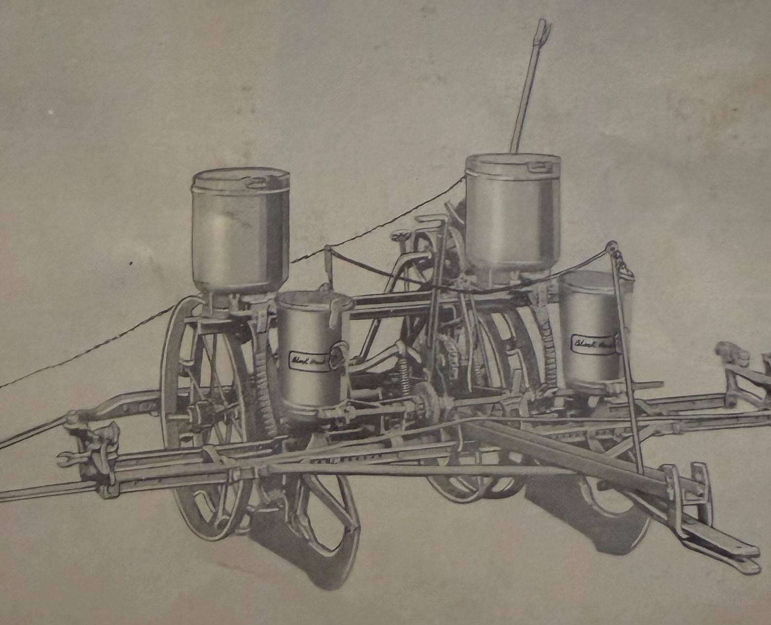 Black Hawk Corn Planter Cockshutt Farm Equipment Model 115T Check ...