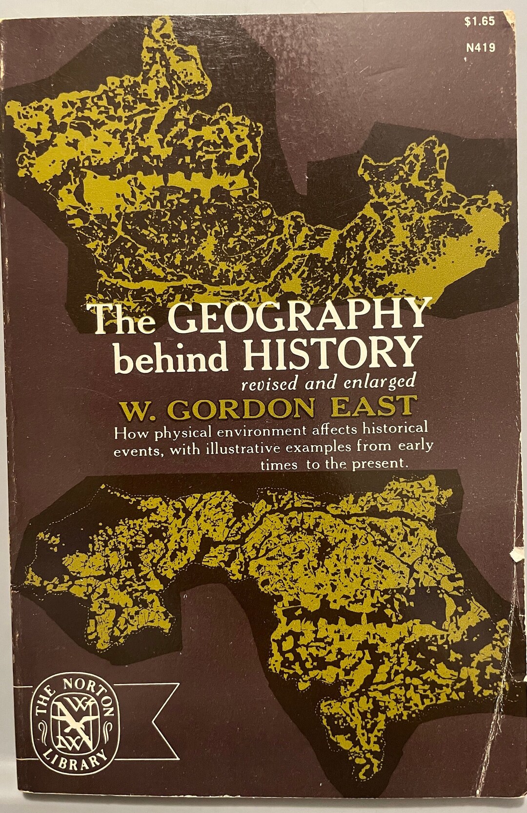 The Geography Behind History by Gordon East - Etsy