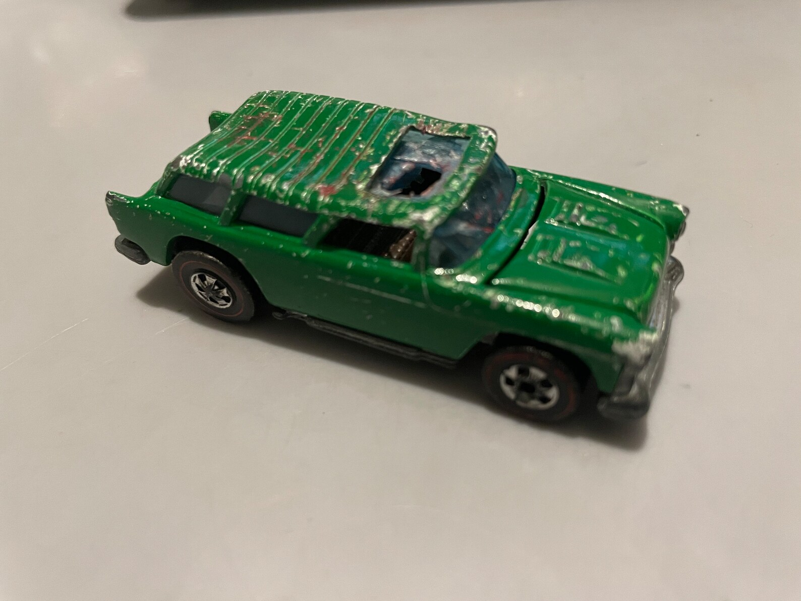 Vintage 1969 Mattel Hot Wheels Alive '55 Green Car Hong Kong - Etsy