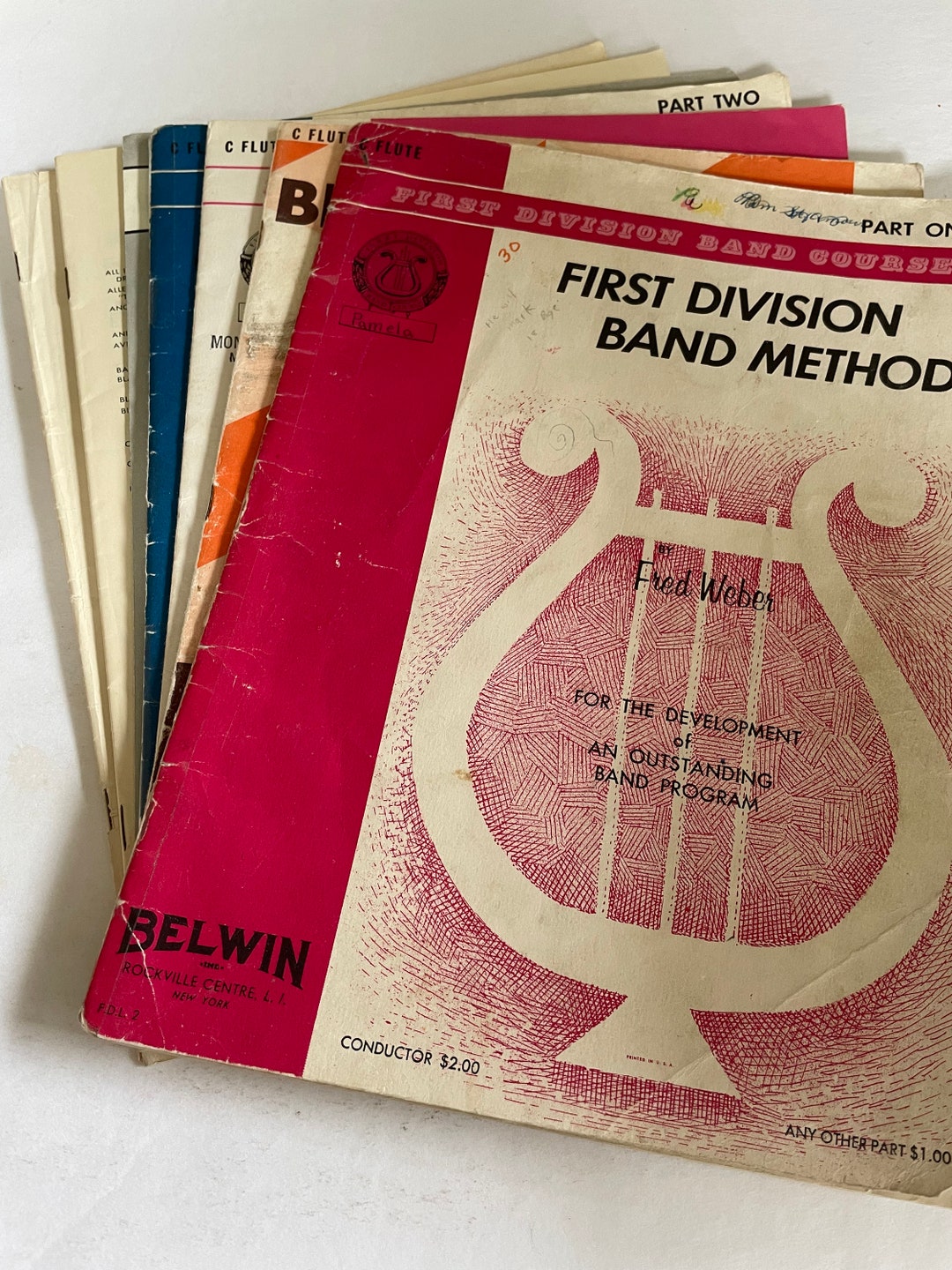 Vintage Beginner C Flute Belwin Band Methods Music 1969’s 70’s & 50’s ...