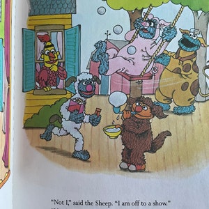 The Sesame Street Players Present the Little Red Hen 1981 Jim Henson - Etsy