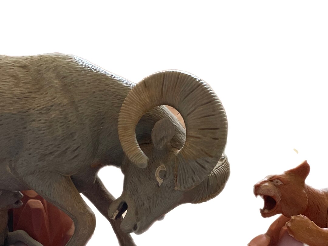 Aurora Plastic 1962 Big Horn Sheep & Bobcat - Etsy