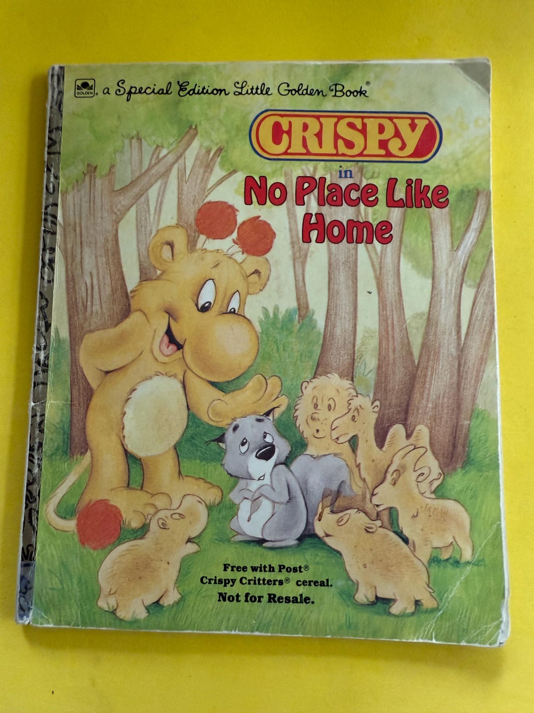 Crispy Critters Cereal Book Special Edition Little Golden Book - Etsy