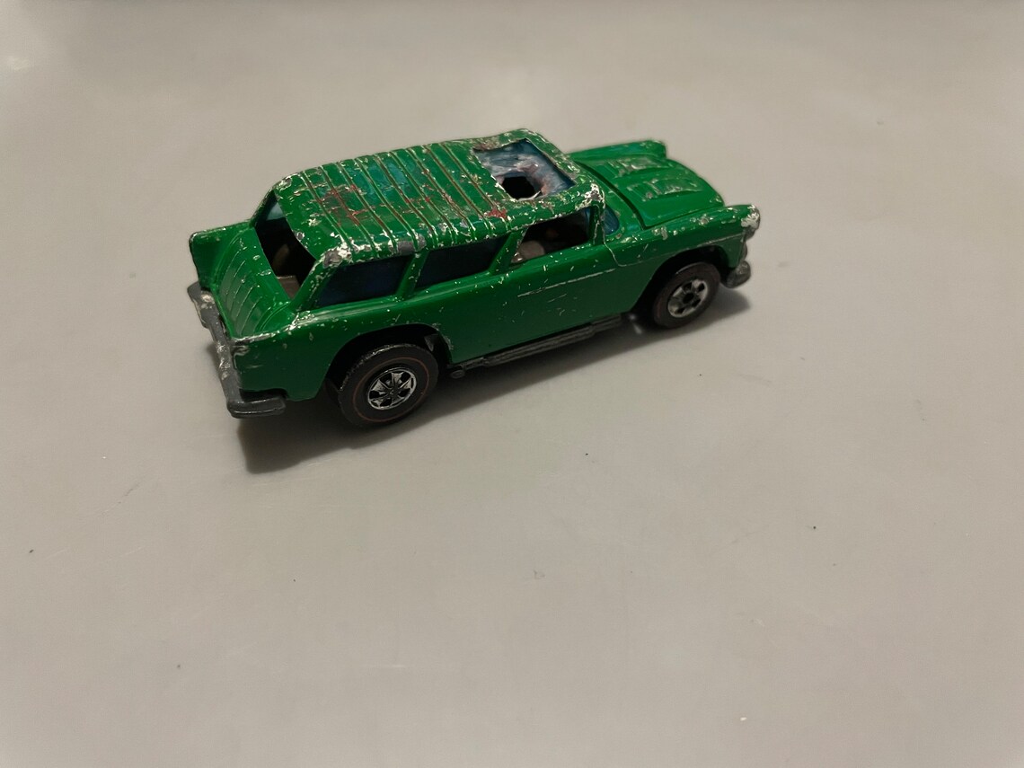 Vintage 1969 Mattel Hot Wheels Alive '55 Green Car Hong Kong - Etsy