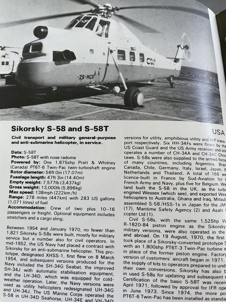 Helicopters of the World 1978 Was Library Copy - Etsy