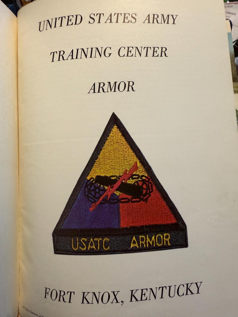 United States Army Training Center Armor – Fort Knox Kentucky – Vintage ...