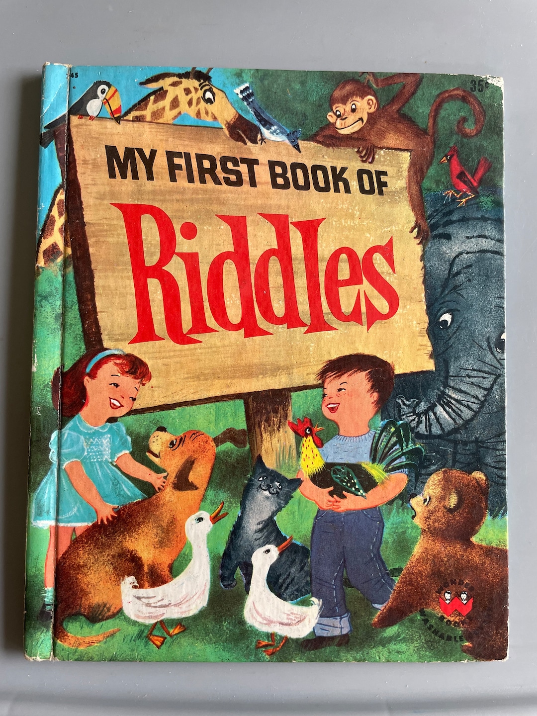 My First Book of Riddles Wonder Book 1960 - Etsy