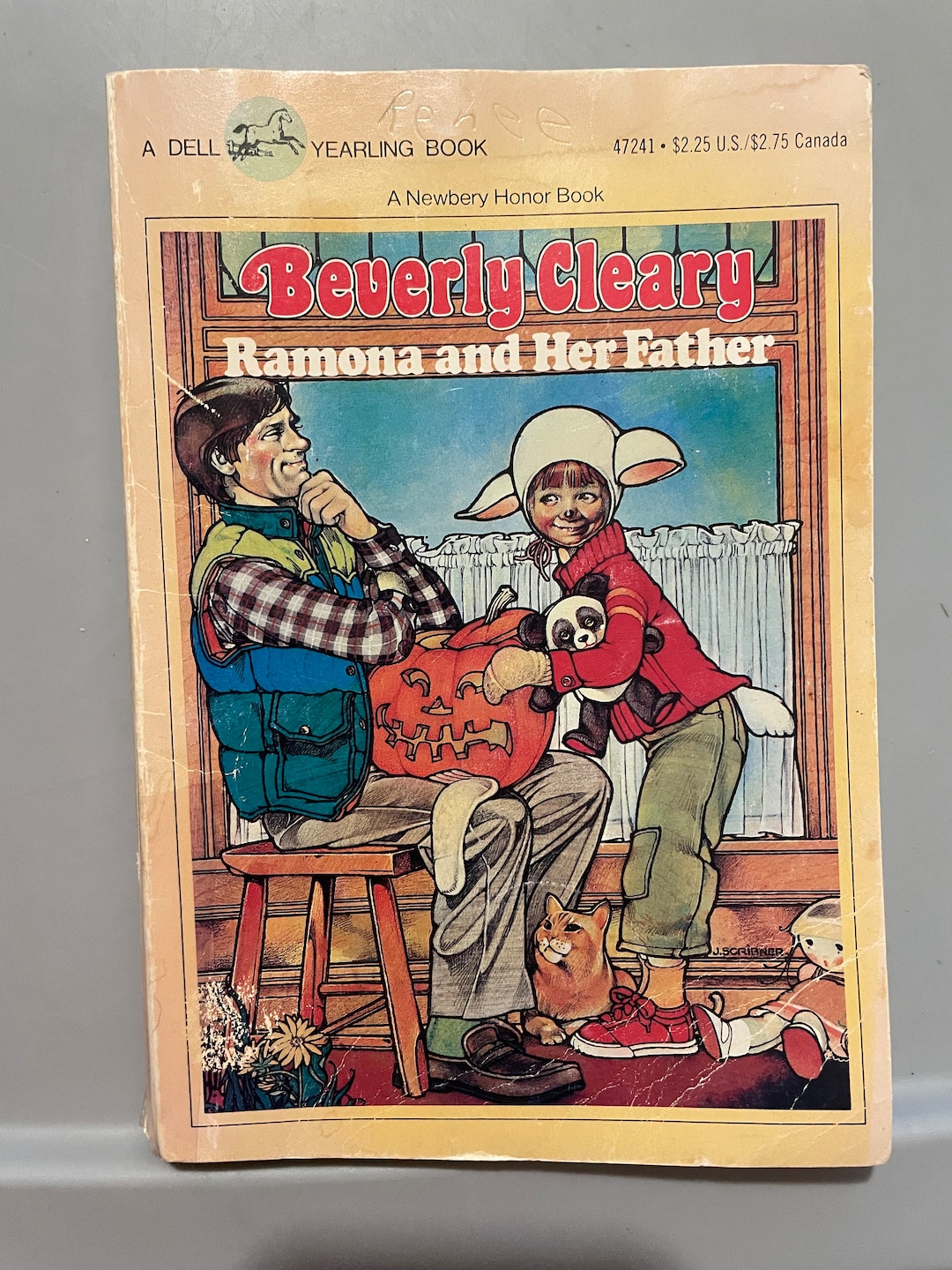 Beverly Cleary Ramona and Her Father Newbery Book Poor Shape Great ...