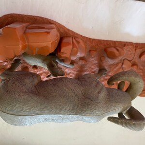 Aurora Plastic 1962 Big Horn Sheep & Bobcat - Etsy