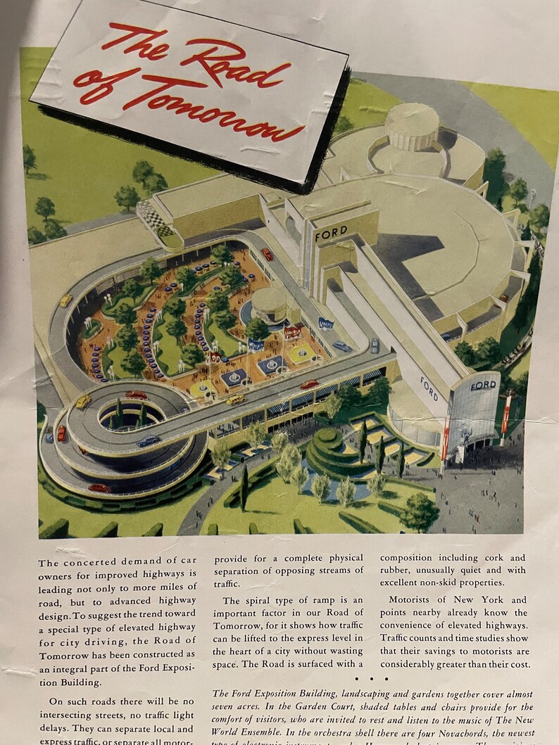 1940 FORD Exposition New York World's Fair Brochure NYWF Map Index - Etsy