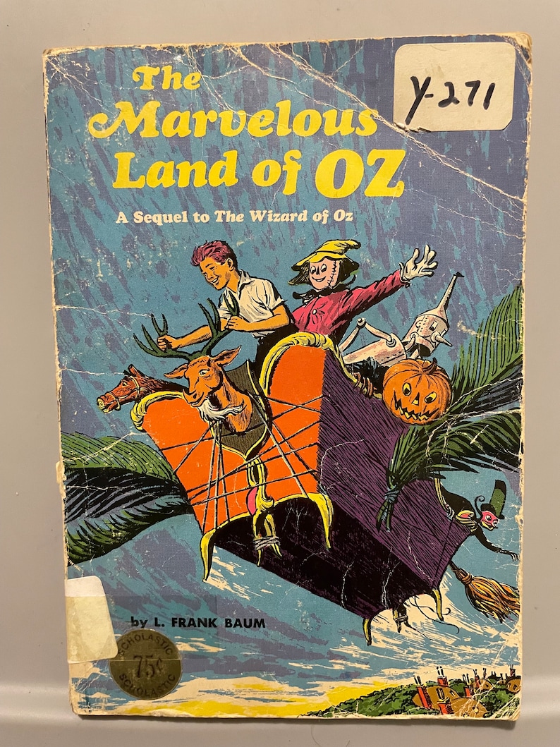 The Marvelous Land of Oz Former Library Copy - Etsy