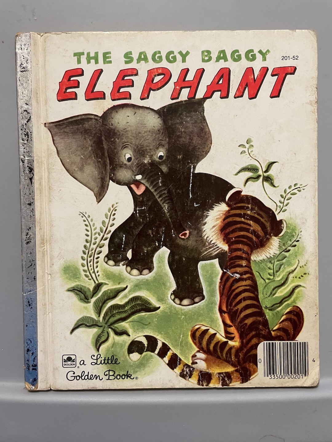 The Saggy Baggy Elephant Golden Book 1974 - Etsy