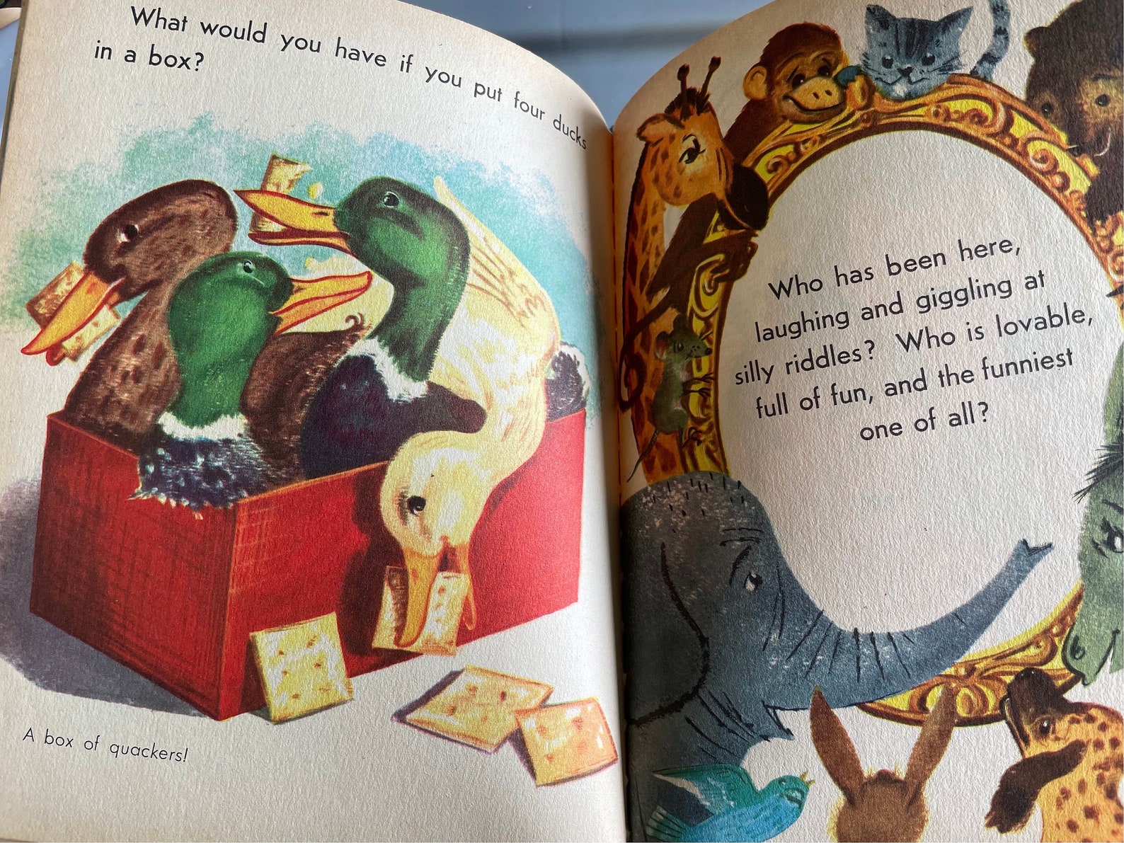 My First Book of Riddles Wonder Book 1960 - Etsy