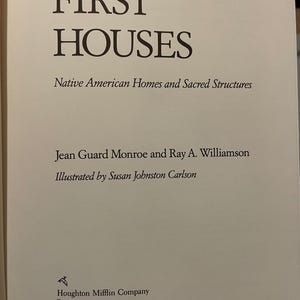 First Houses Native American Homes and Sacred Structures - Etsy