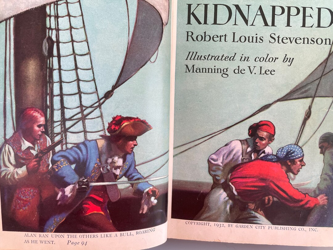 Kidnapped by Robert Lewis Stevenson 1932 - Etsy