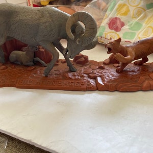 Aurora Plastic 1962 Big Horn Sheep & Bobcat - Etsy