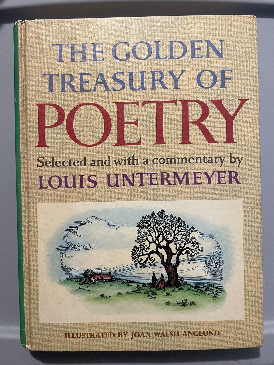 Poems Vintage 1972 the Golden Treasury of Poetry Illustrated - Etsy