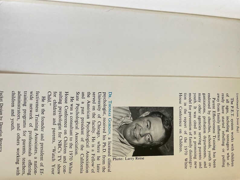 PET Parent Effectiveness Training Raise Responsible Children Dr. Gordon ...