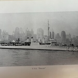 On a Destroyers Bridge United States Naval Academy 1930 Annapolis ...