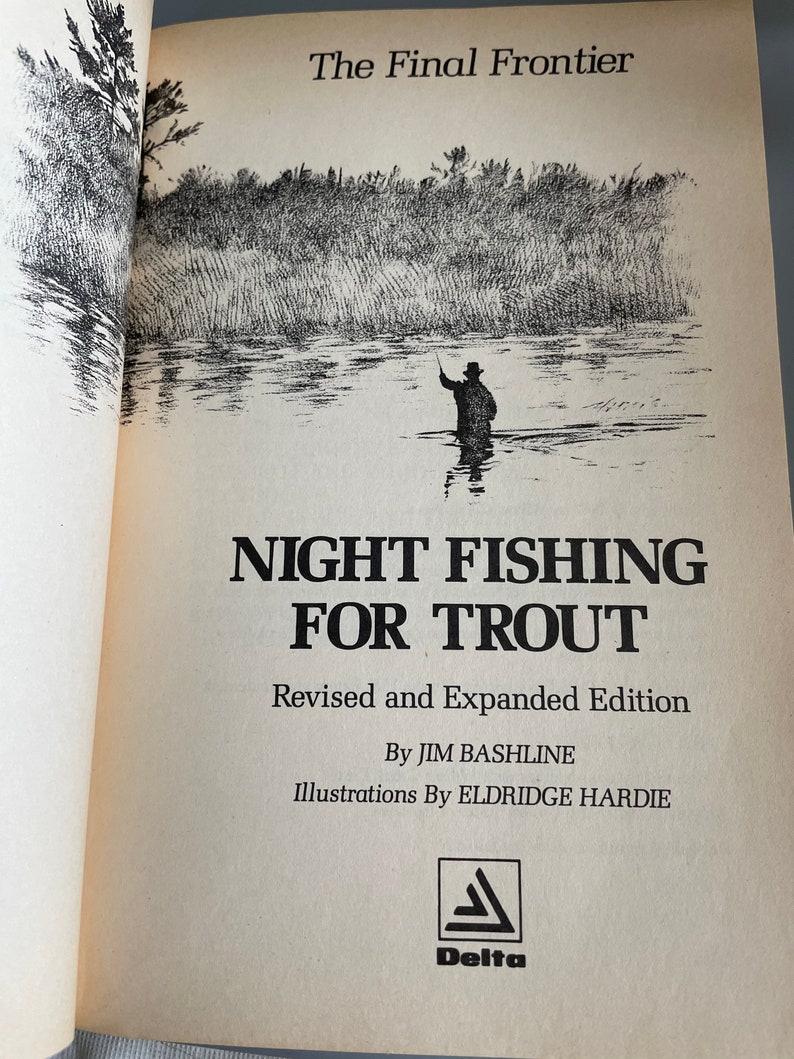 Night Fishing for Trout - Etsy