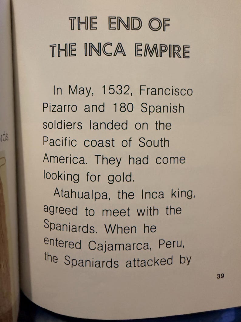 The Inca Empire of South America Former Library Copy Alpaca Clothing ...
