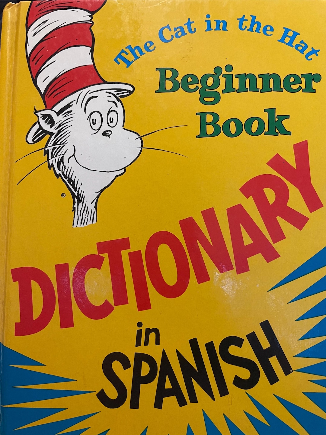 Spanish Children’s Dr. Seuss Beginner Dictionary Cat in the Hat Spanish ...