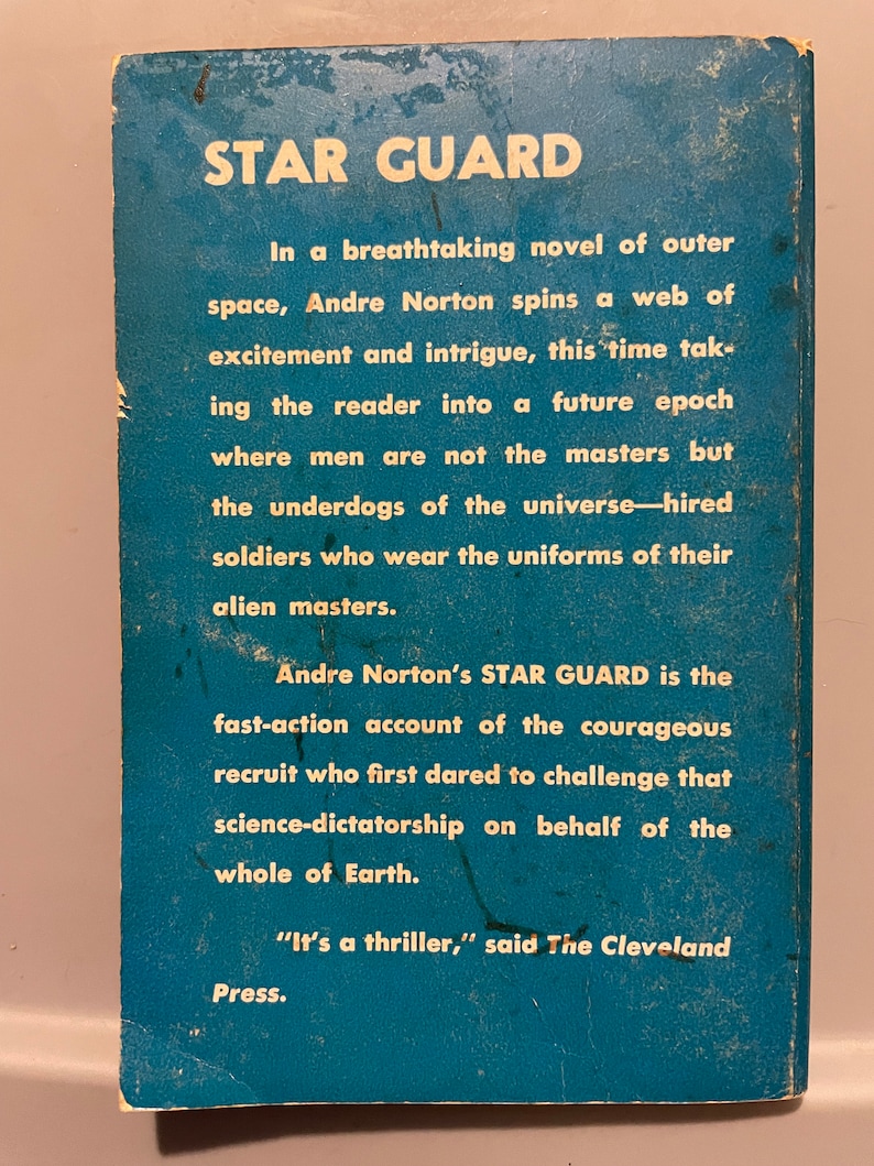 Star Guard Vintage Sci Fi by Andre Norton Ace Book Outer Space Thriller ...