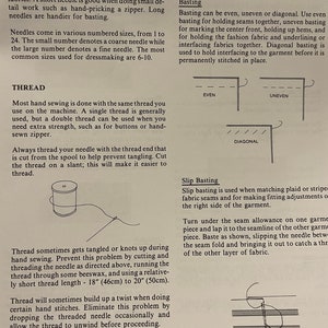 Sew Smart Sewing Tips and Instructions and Supplement 2 Booklets - Etsy