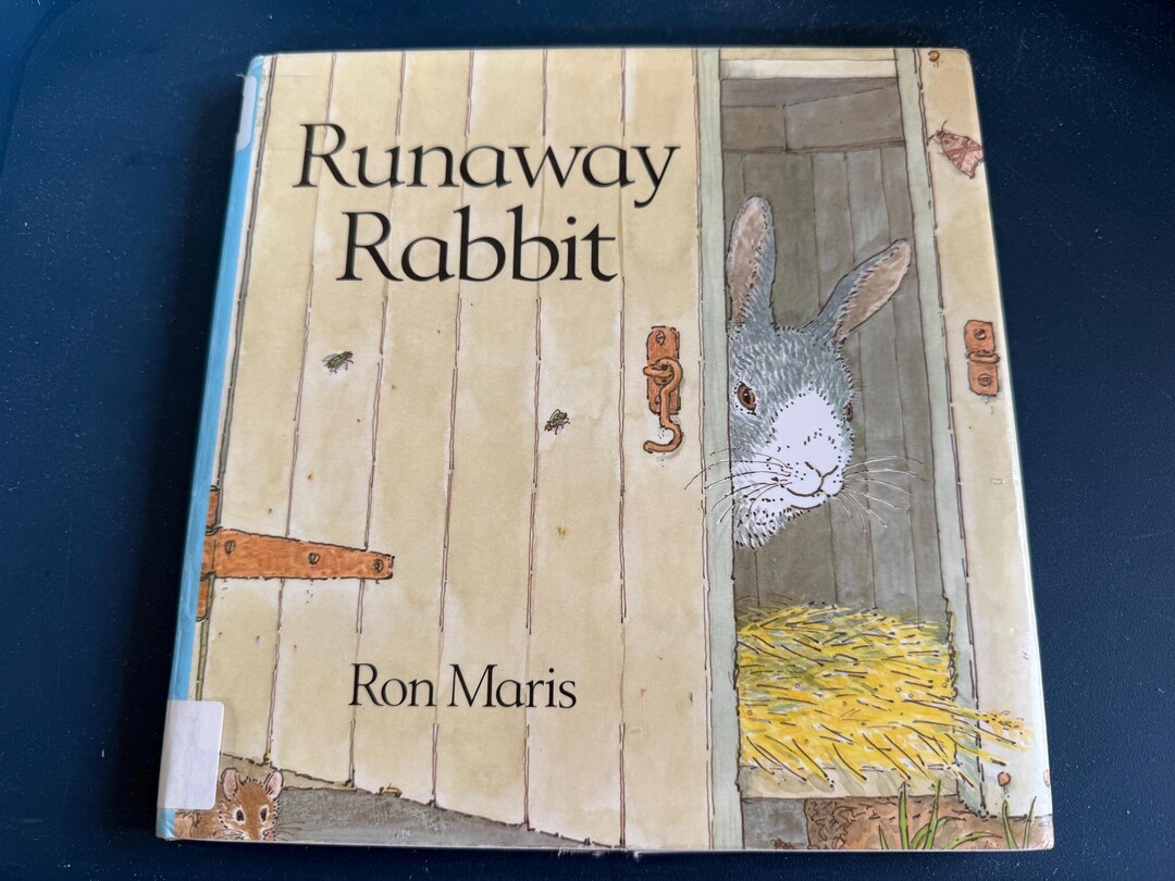 Runaway Rabbit Flip-the-flap Books Former Library Copy Some Tape Fun ...