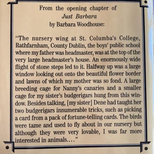Barbara Woodhouse Just Barbara My Story Photos Too Great Dane Lover and ...