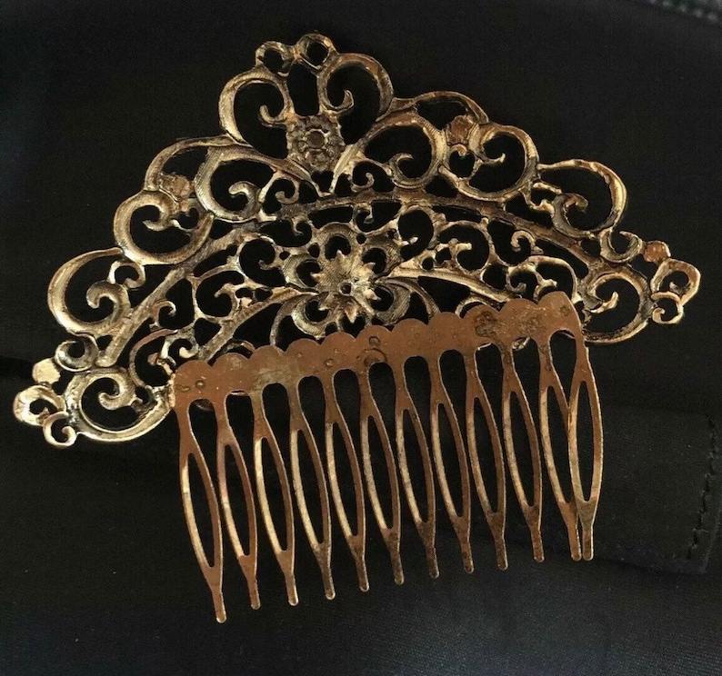 Vintage Comb for Headdress in Old Gold or Vintage - Etsy