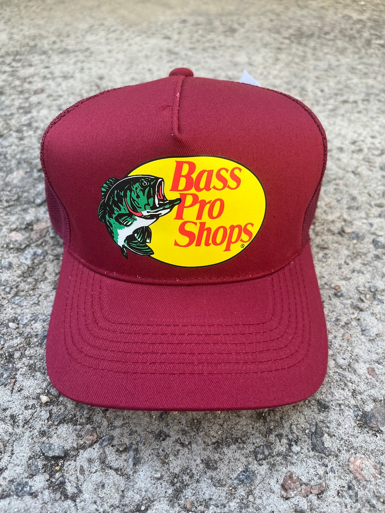 Authentic Black Bass Pro Shops Hat Adjustable With Tags - Etsy