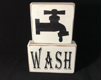Primitive Bath Sign - Etsy