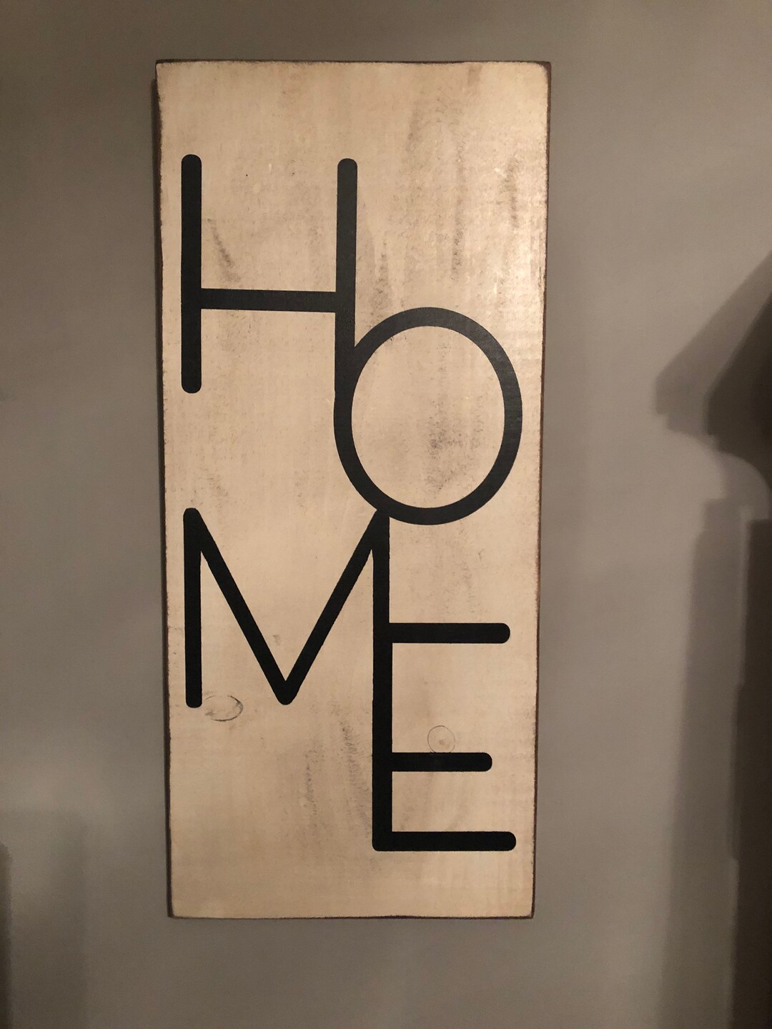 Modern Farmhouse HOME Sign/farmhouse Sign/distressed White - Etsy
