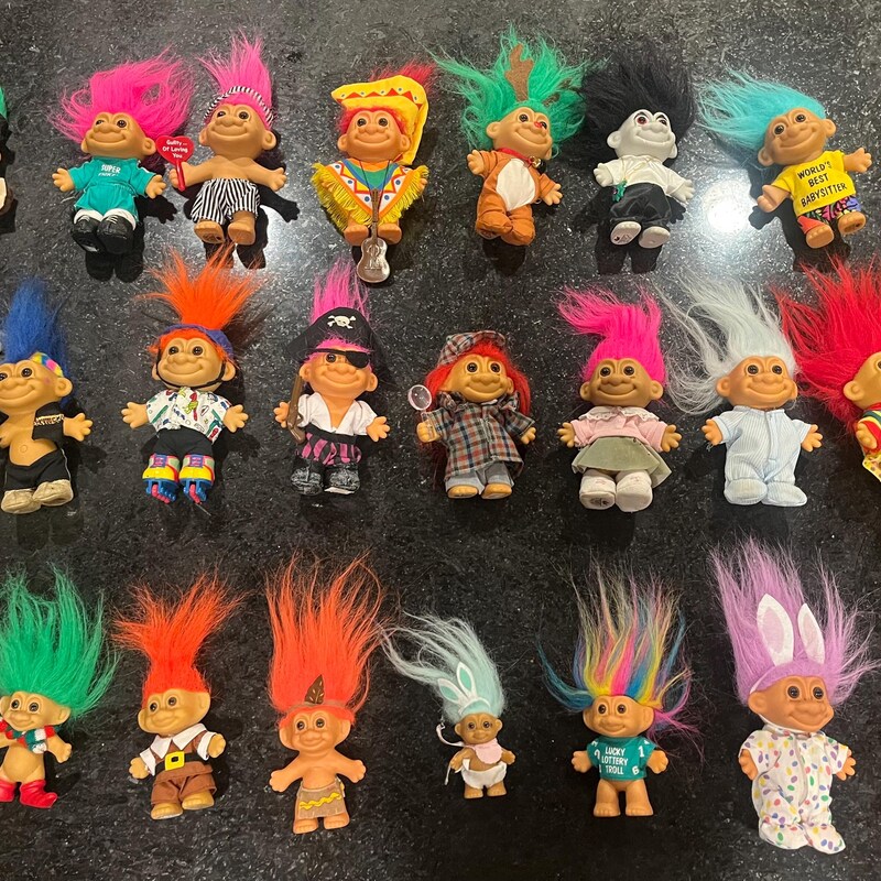 Miniature Trolls Doll - Etsy