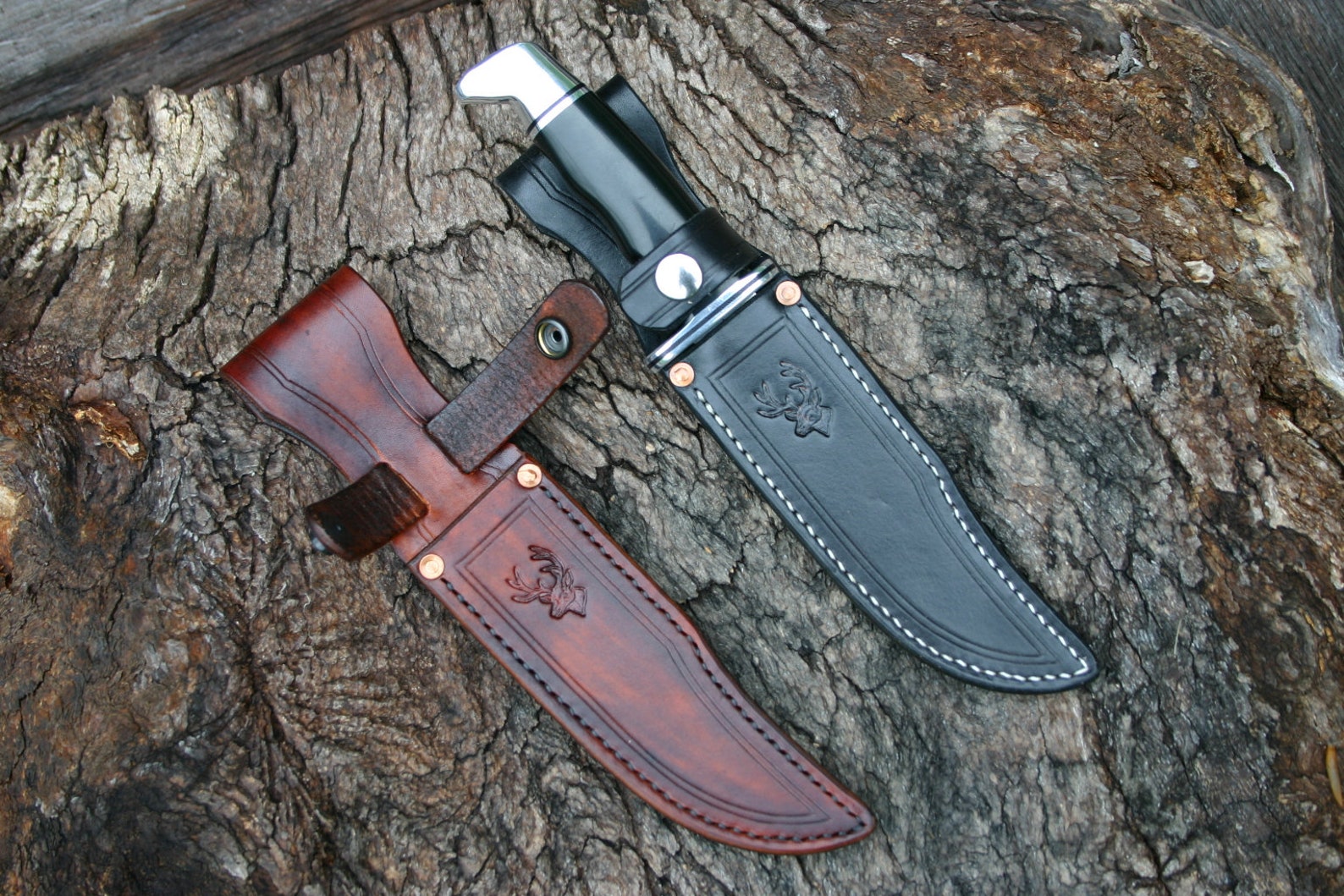 Buck 119 Hand Made Leather Belt Sheath - Etsy