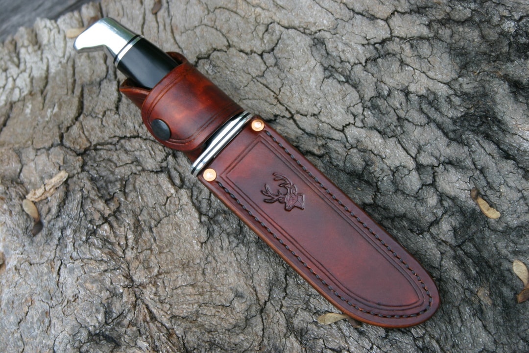 Buck 119 Hand Made Leather Sheath - Etsy