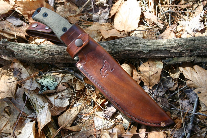 Ontario Rat 7 Hand Made Leather Sheath With Dangler - Etsy