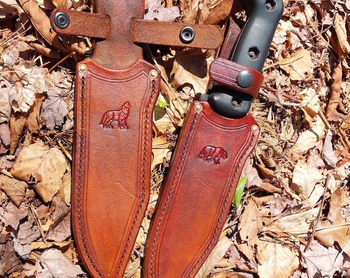 Becker BK7 Hand Made Leather Sheath - Etsy