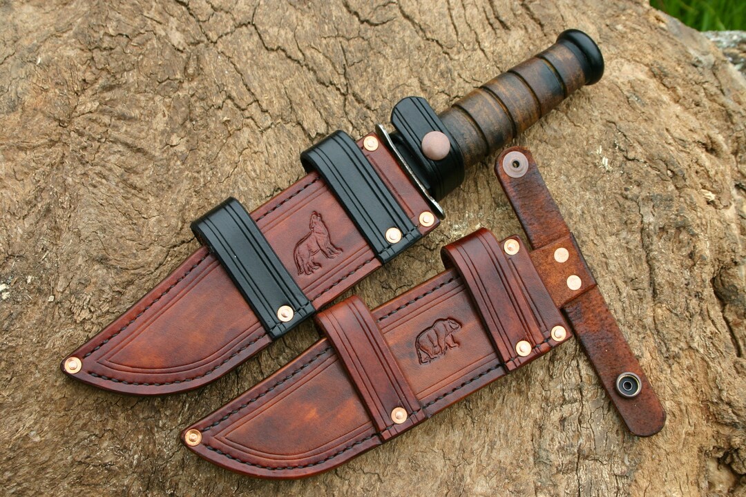 Scout Style Horizontal Ka-bar Sheath - Etsy