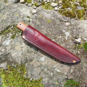 Hand Forged Buckskinner Bushcraft Knife, Micarta or Curly Birch - Etsy