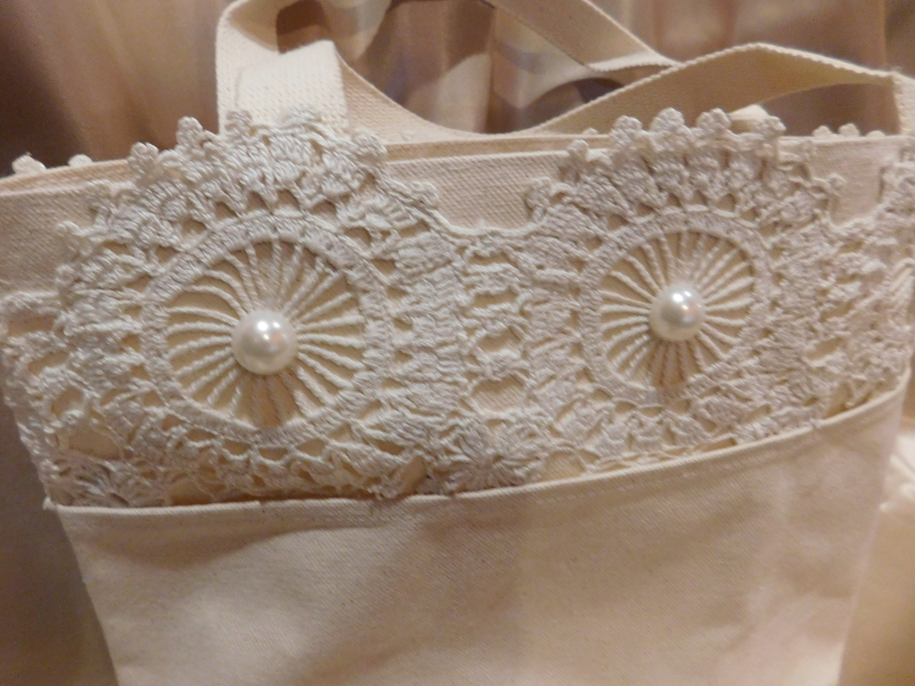 Shabby Chic Vintage Doily Tote Bag Purse - Etsy