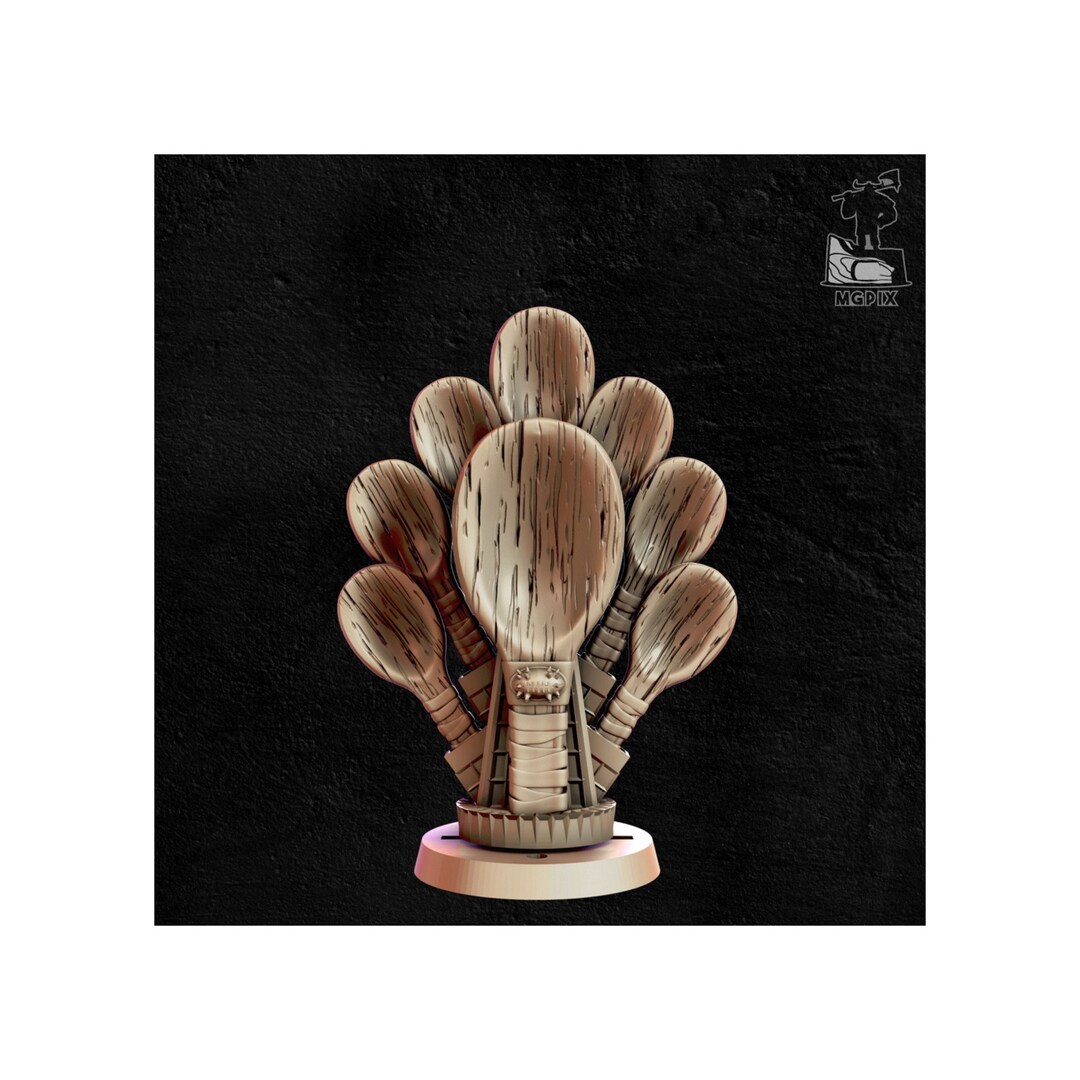 Wooden Spoon Trophy – Fantasy Football Miniature Award – Board Game ...