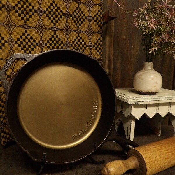 Engraved Cast Iron Skillet - Etsy